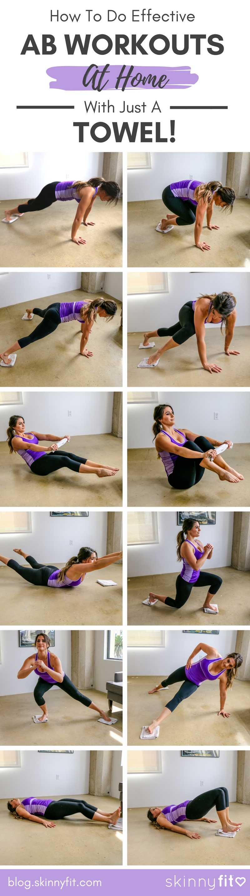 How To Do Effective Ab Workouts At Home With Just A Towel