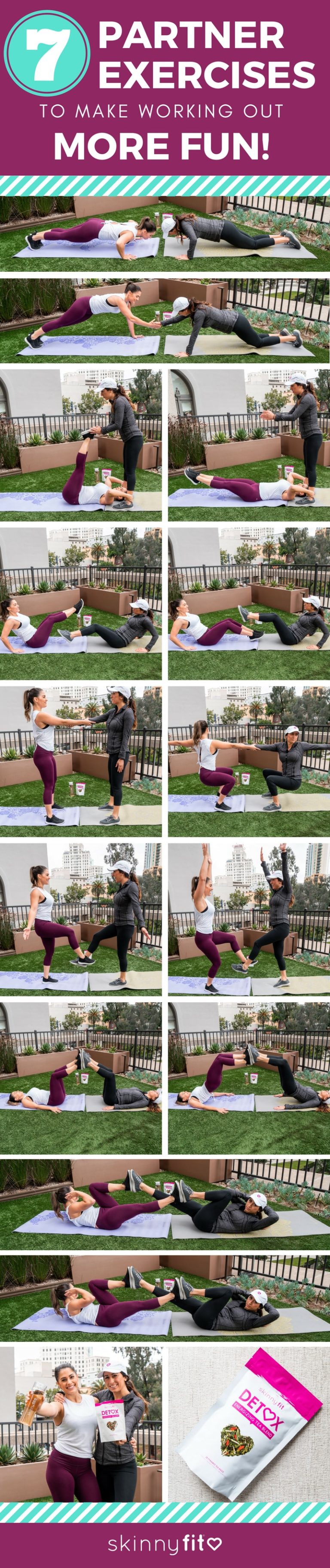 7 Partner Exercises To Make Working Out More Fun!