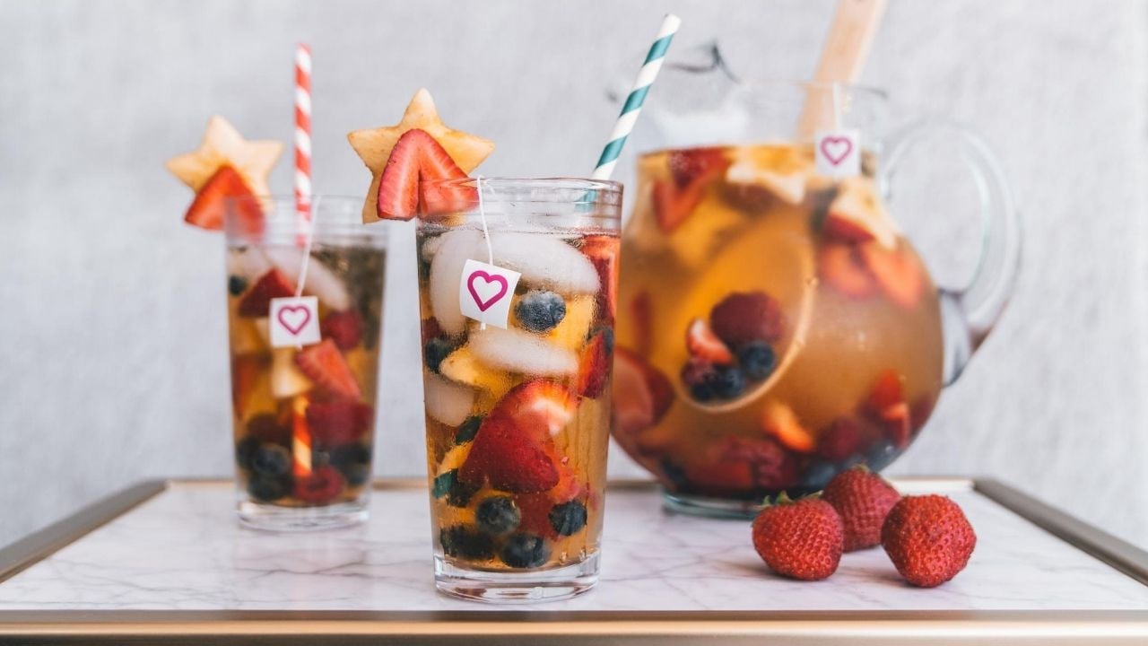 Sparkling Red, White, & Blue Sangria Recipe