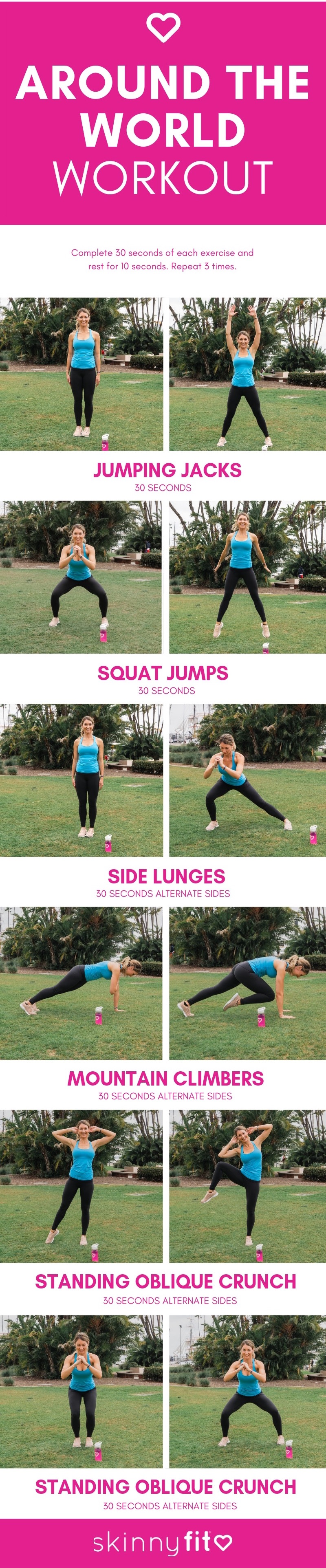 How To Stay On Track & Exercise On Vacation (+3 Travel Workouts)