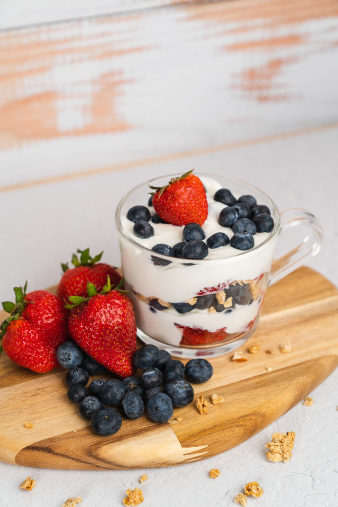 Red, White, & Blue Parfaits for 4th of July - SkinnyFit