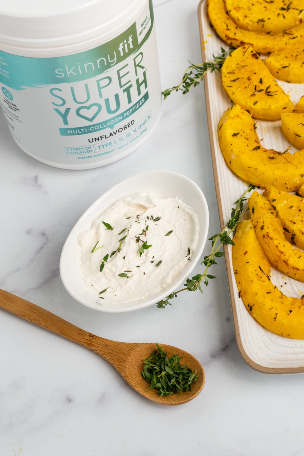 Roasted Butternut With Sage & Thyme