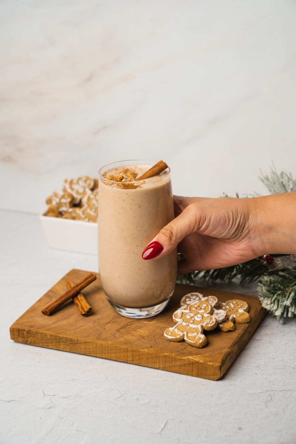 Gingerbread Power Smoothie (Great For Kids, Too!)