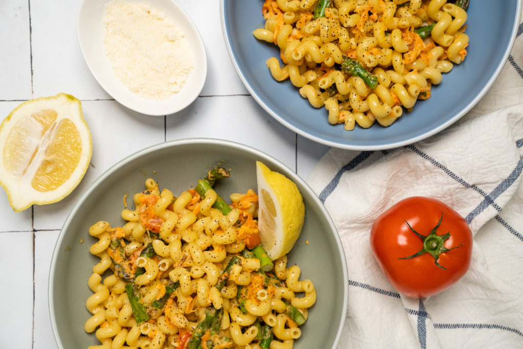 Light & Creamy Pasta Primavera