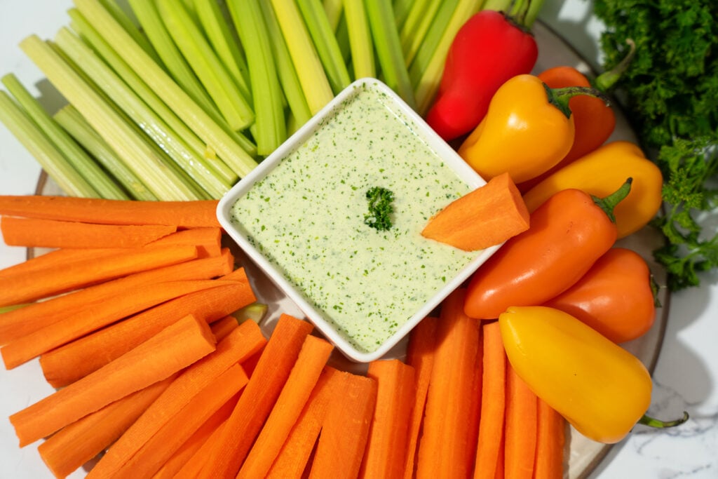 Light & Creamy Green Goddess Dip