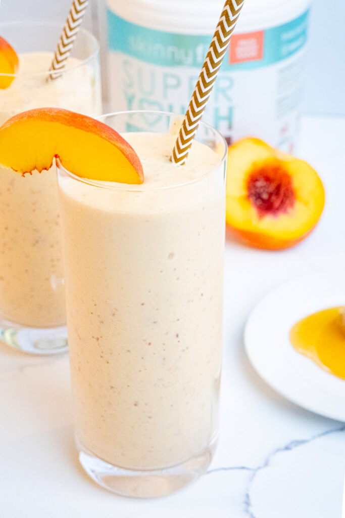 Fizzy Peach Collagen Shake