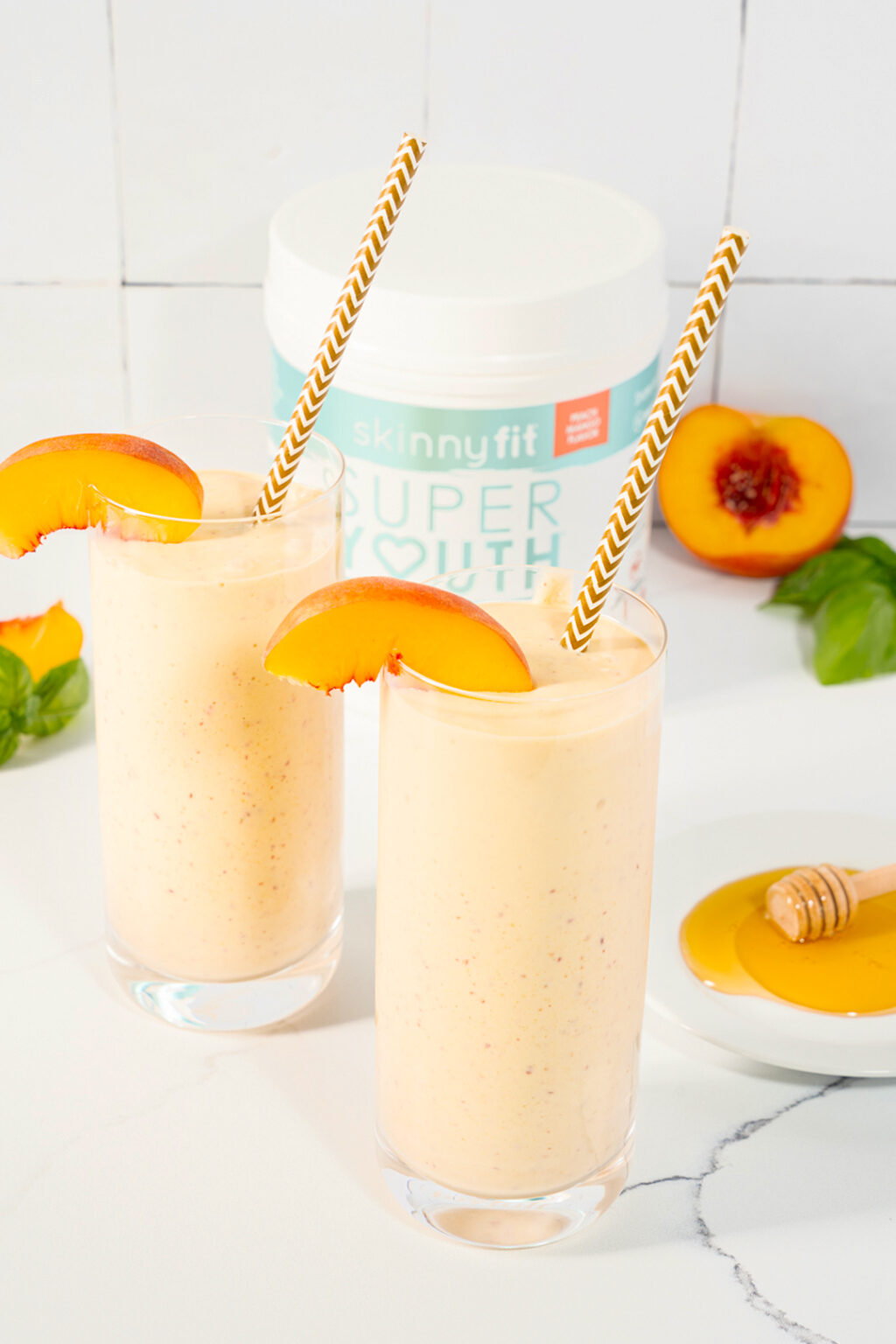 Fizzy Peach Collagen Shake