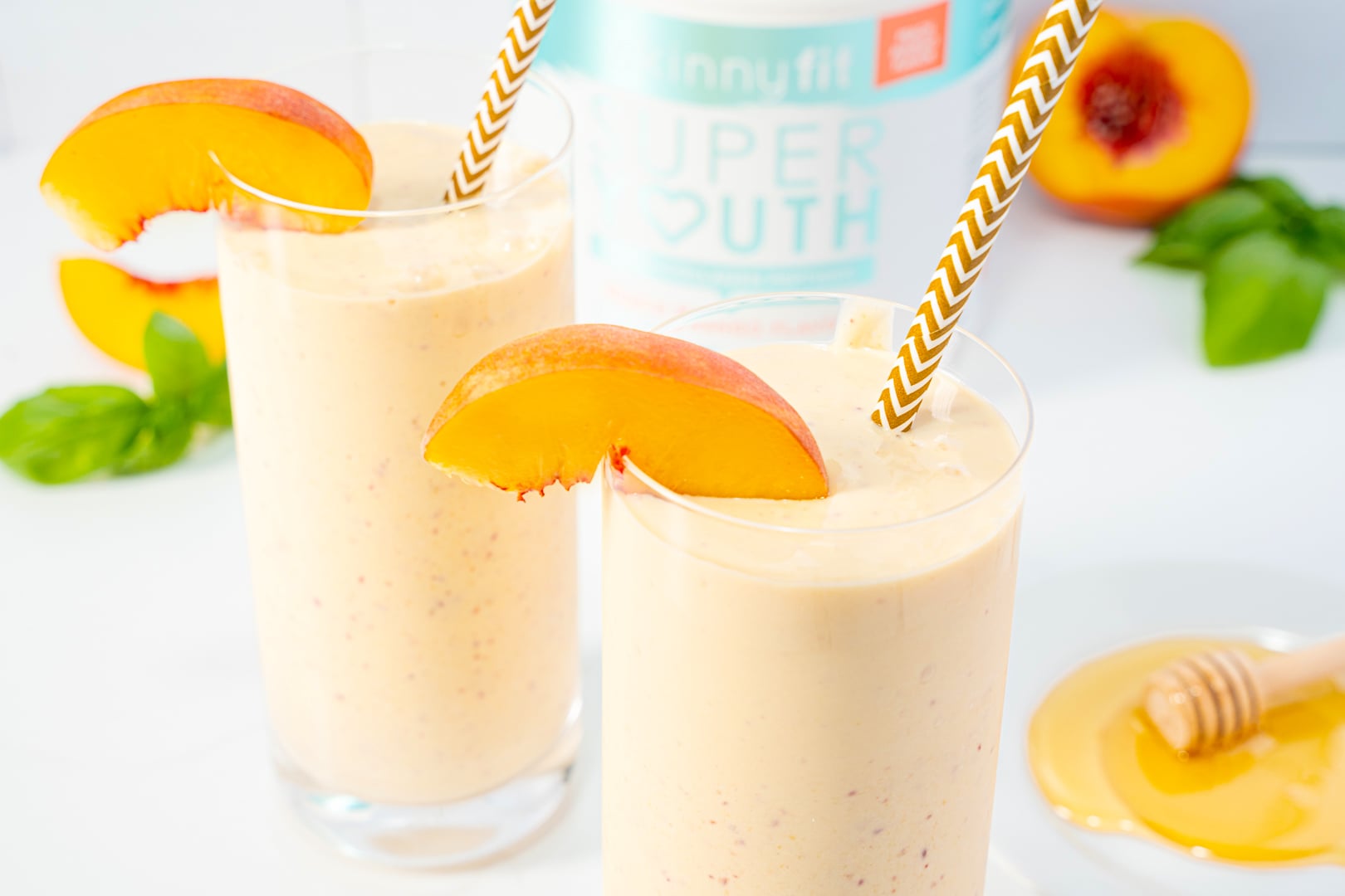 Fizzy Peach Collagen Shake