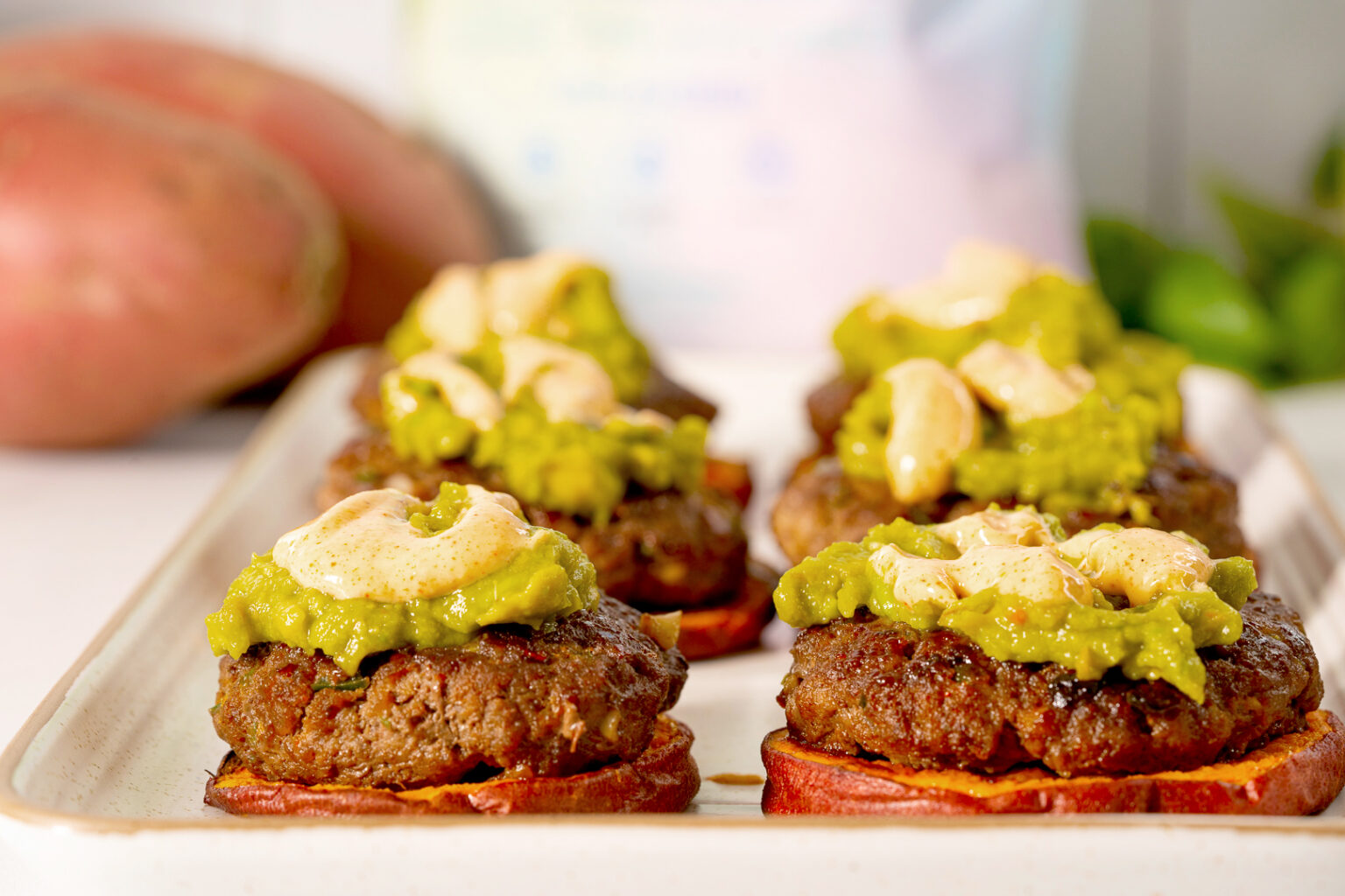 Loaded Sweet Potato Sliders